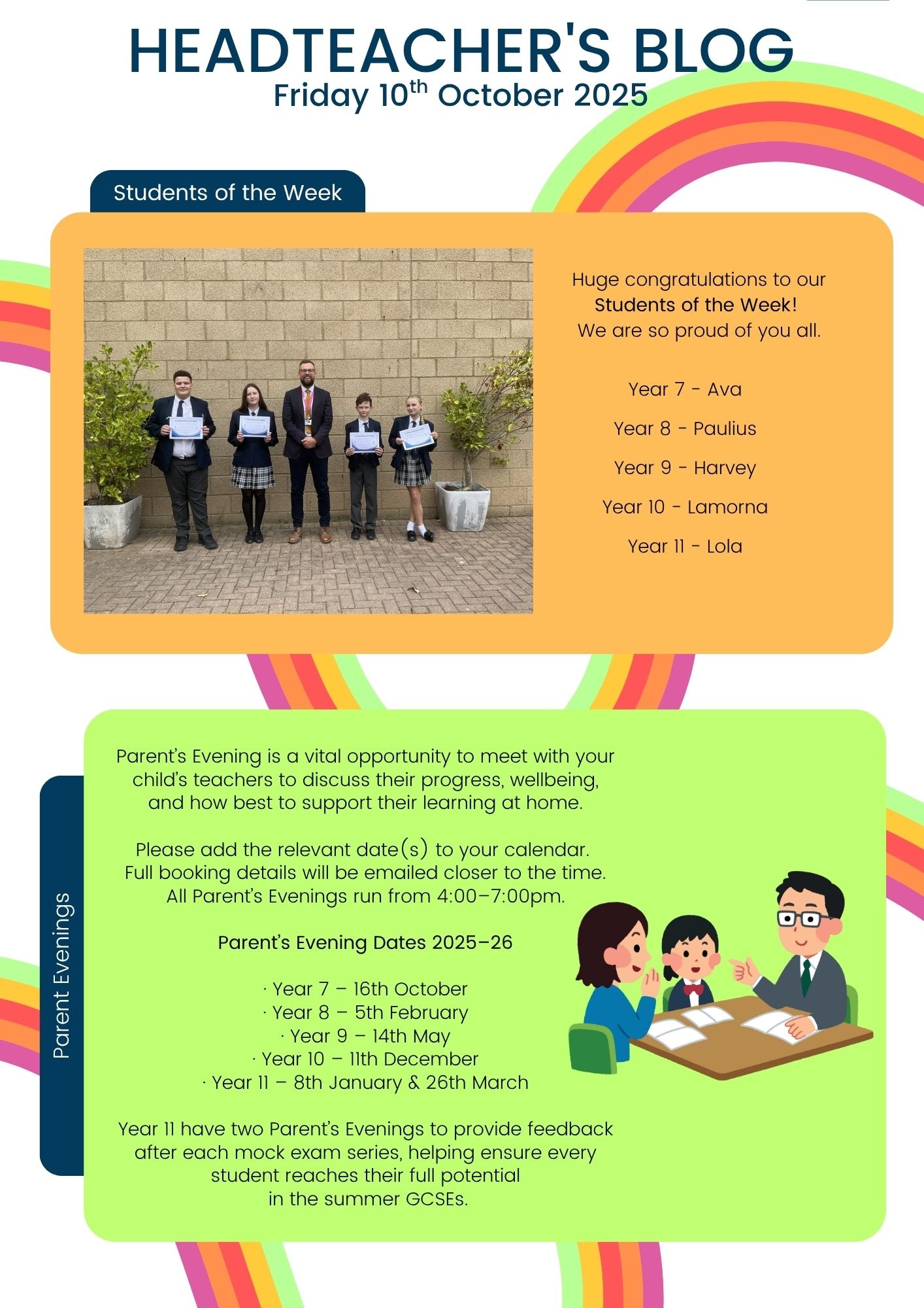 Isca Academy - Friday 10th October 2025