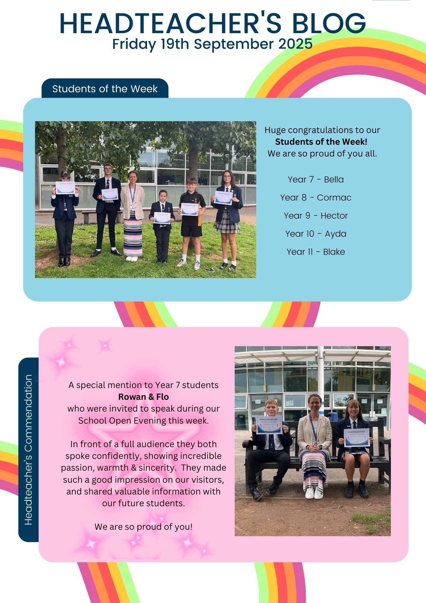 Isca Academy - Friday 19th September 2025